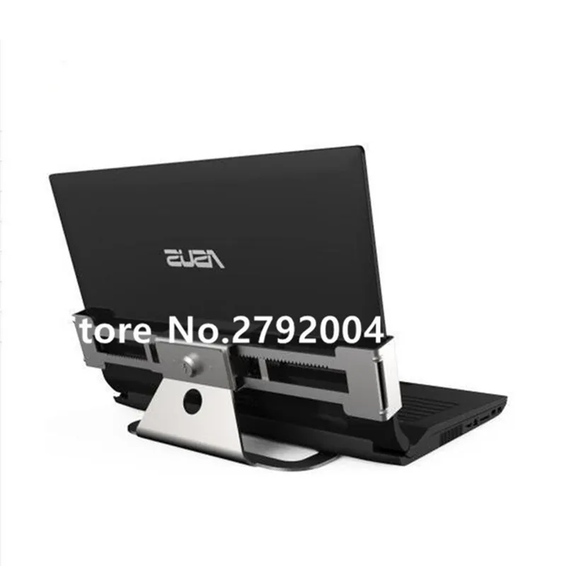 Metallic-Stretch-Laptop-Security-Display-Stand-Notebook-Computer-Bureau ...