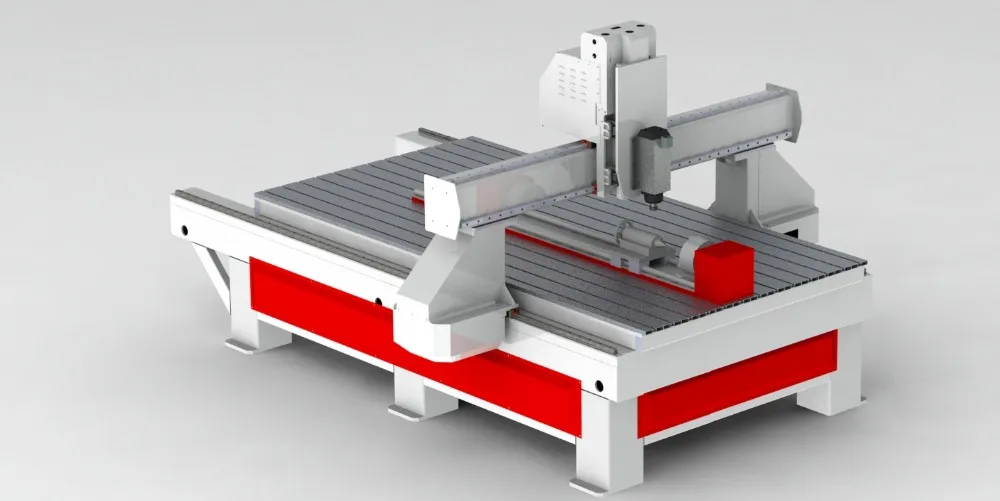Multi Function Wood 4th Axis Cnc Router Machine With Rotary Device In Wood Routers From Tools On