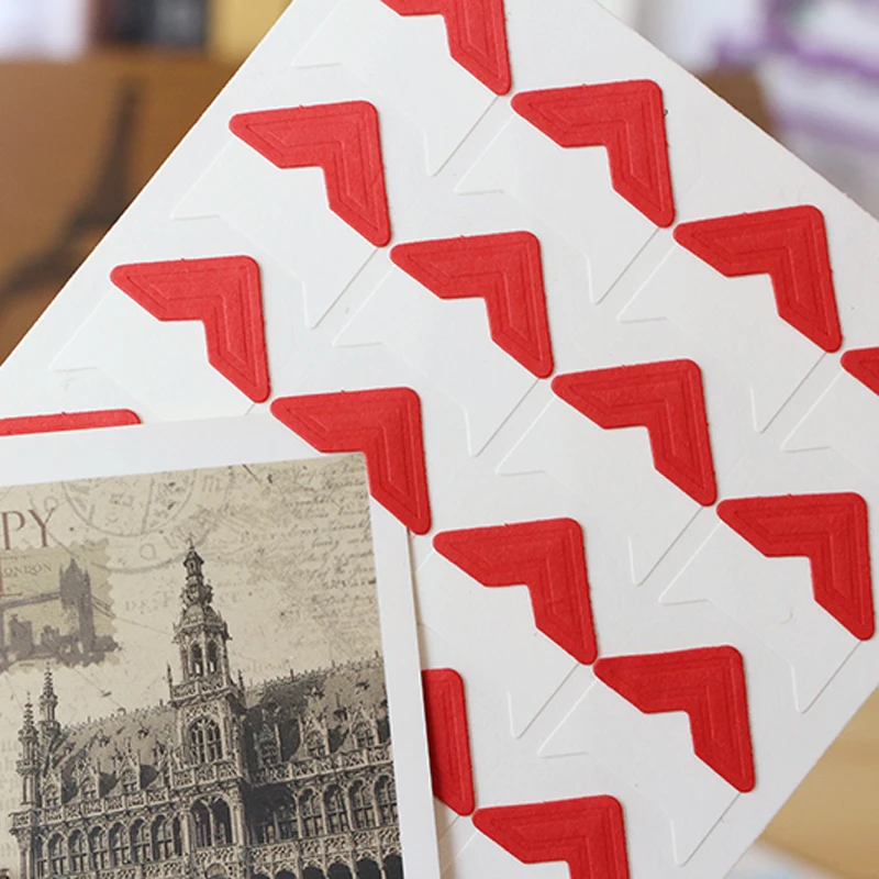 24-Pcs-Lot-DIY-Candy-Colors-Corner-Cute-Paper-Stickers-For-Photo-Album ...