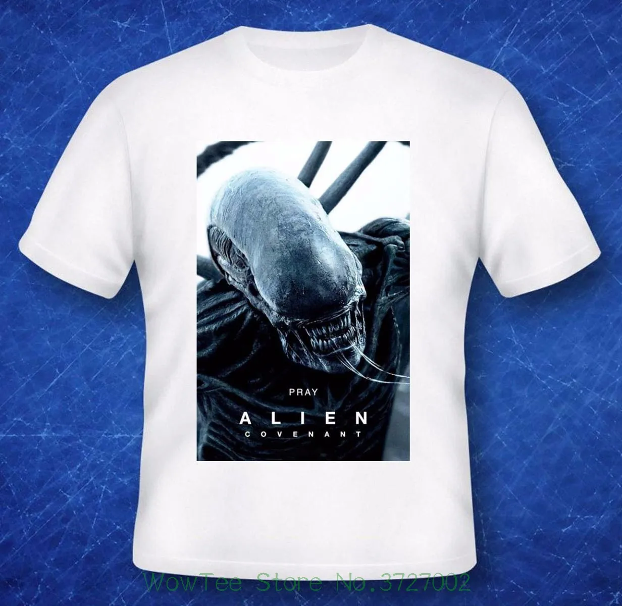 Alien Covenant Great Style Movie Poster T shirt Tshirt Men Black Short ...