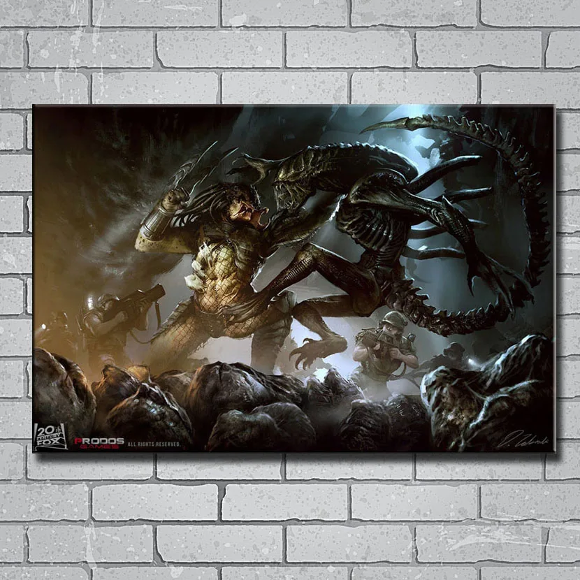 Y158 Alien vs Predator Movie 14x21 24x36 27x40 Inch Art Silk Poster ...