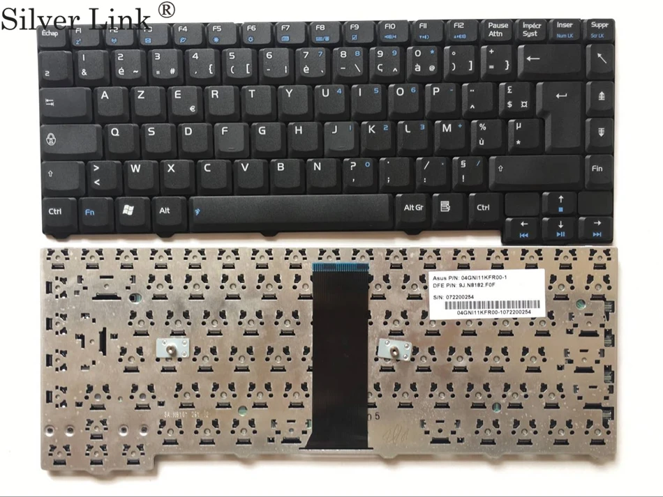 FR French Keyboard For ASUS F2 F20 F2JE F2JV F2L x53L (28PIN) Laptop ...