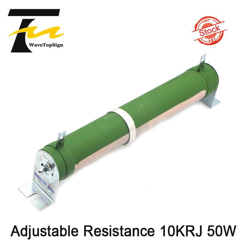 Wavetopsign High Power Adjustable Resistor 10krj 50w Resistance Value 0 ...