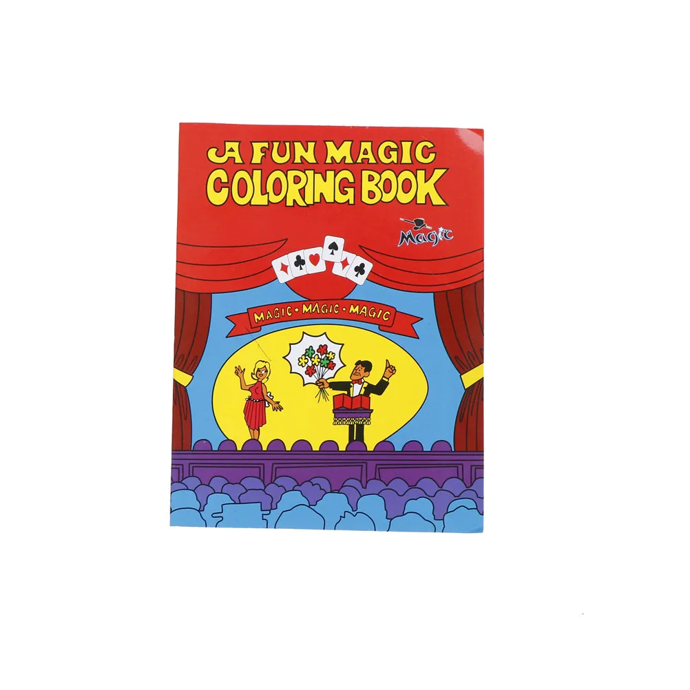 Magic Tricks Illusion Kids Toy Gift A Fun Magic Coloring Book Comedy 