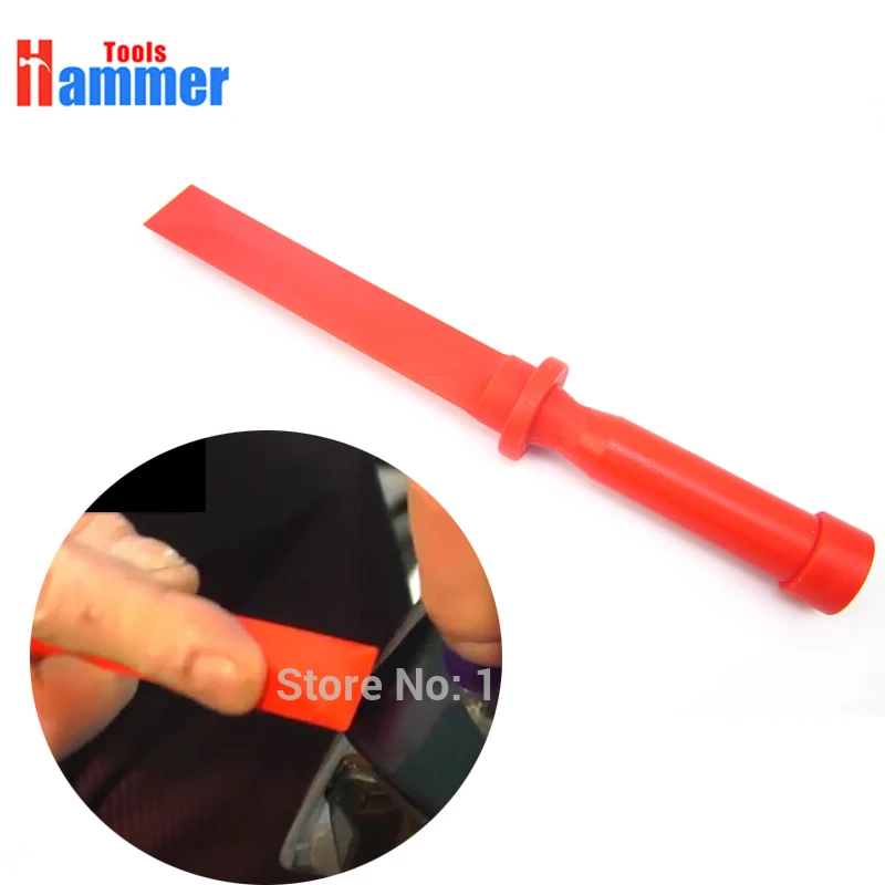red nylon Shovel Super Scraper car dent Tools Non Marring Poly Super ...