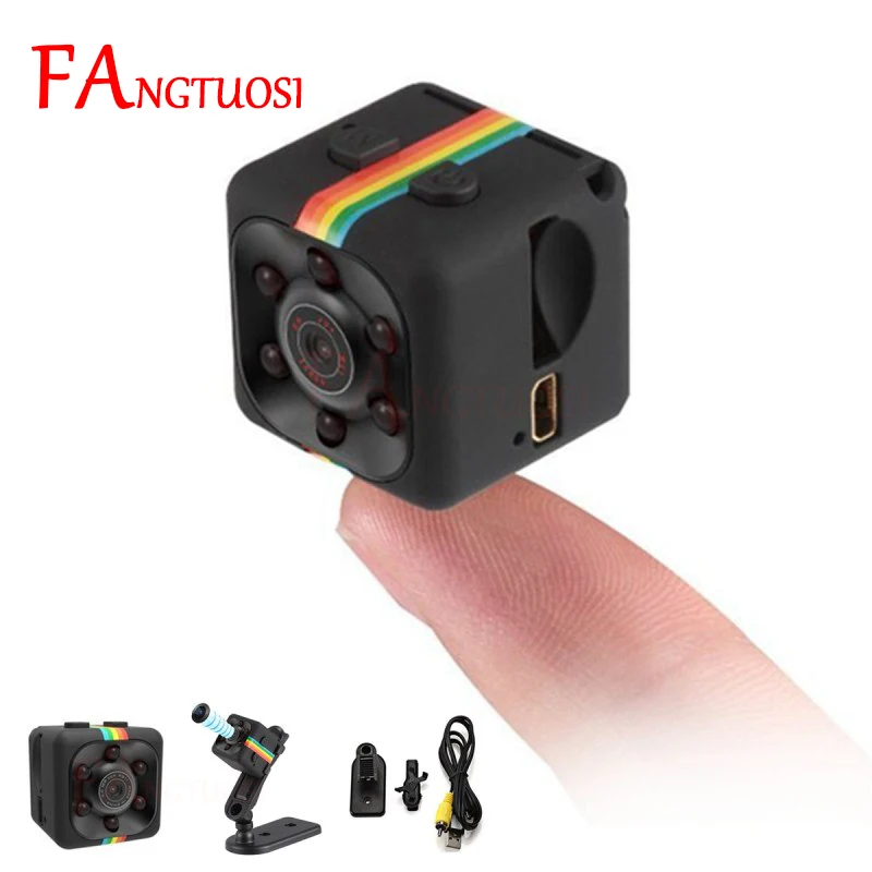 FANGTUOSI sq11 Mini Camera HD 1080P Sensor Night Vision Camcorder ...
