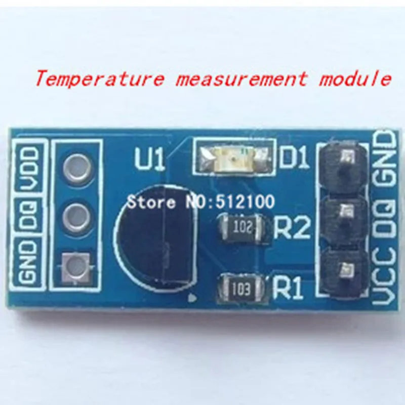 10PCS/LOT DS18B20 temperature measurement module temperature sensor ...