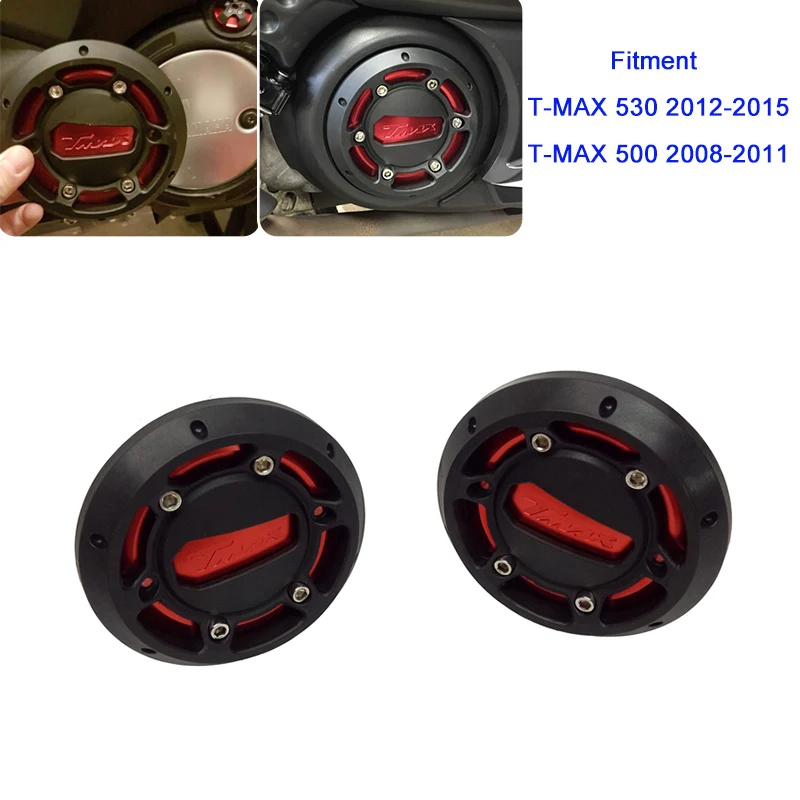 One Pair of TMAX 530 500 CNC Engine Stator Protective Cover Protector ...