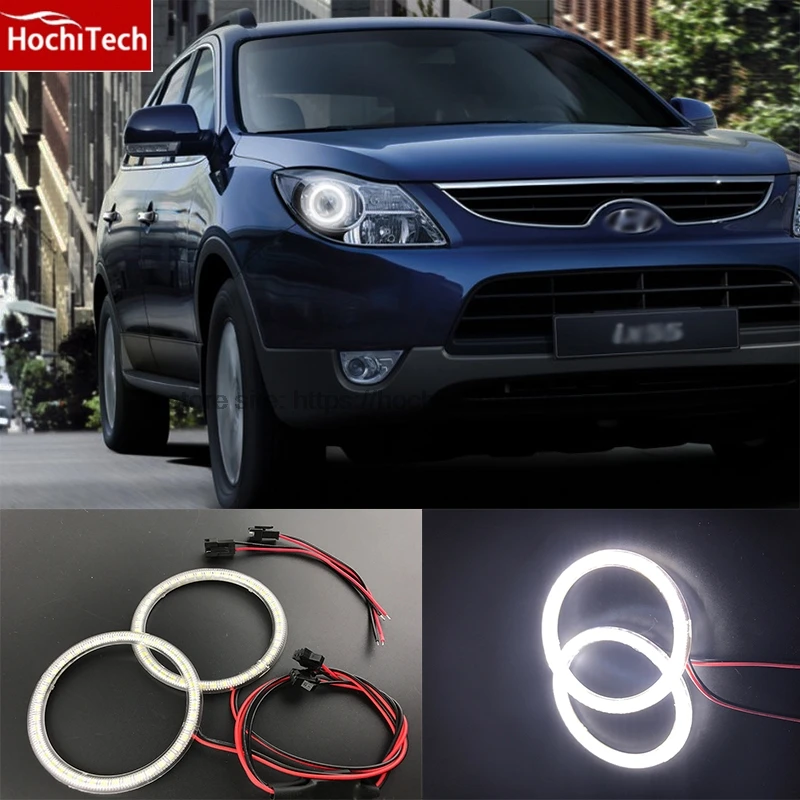 HochiTech Ultra bright SMD white LED angel eyes12V halo ring kit ...