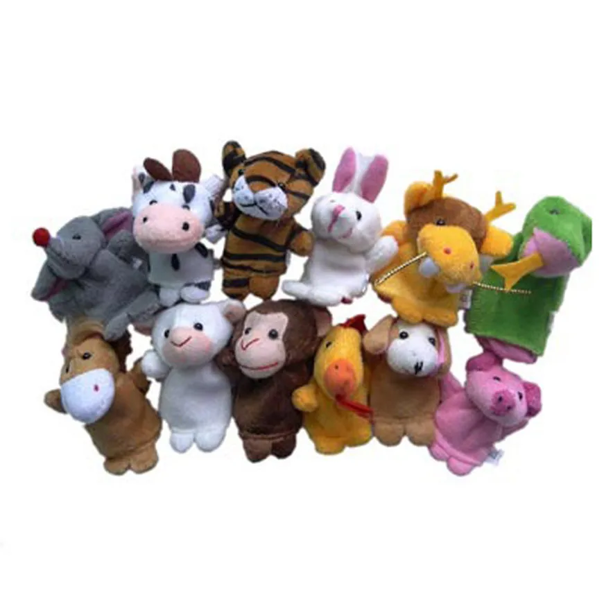 12 Pcs/set Anime Puppets For Kids Finger Finger Even Storytelling Hand ...