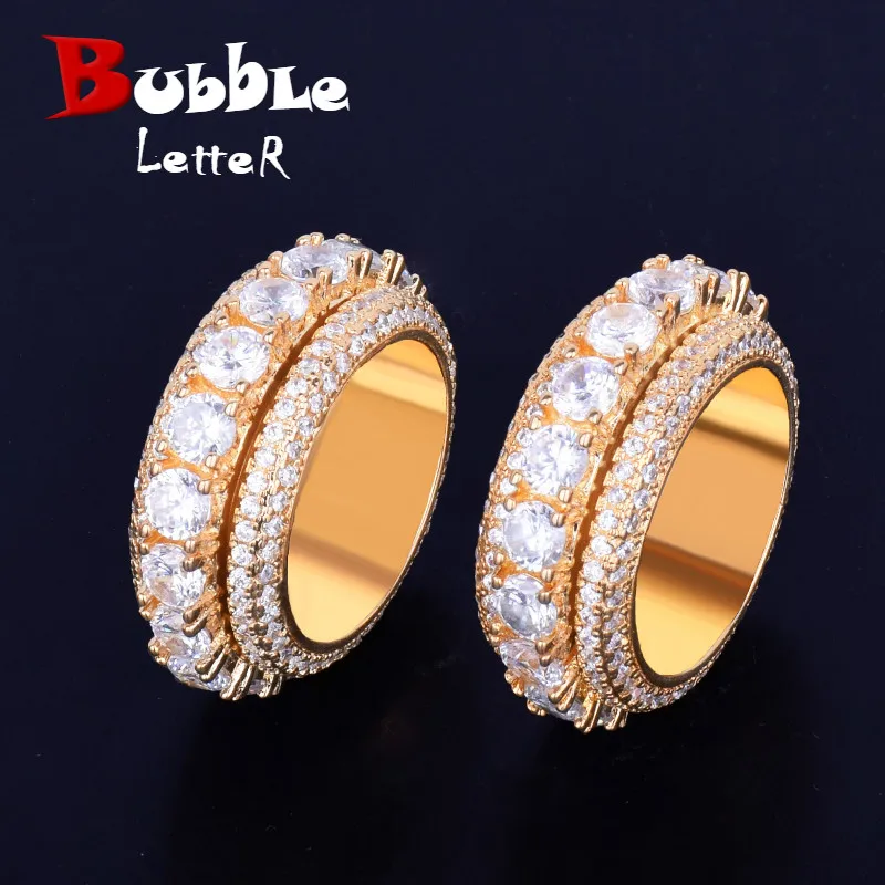 Rotating-Men-Ring-Copper-Charm-Gold-Color-Cubic-Zircon-Fashion-Hip-Hop ...