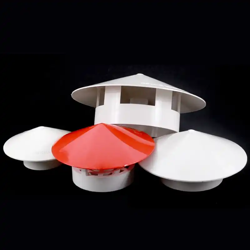 50 75 110 160 Multifunction Roof Vent Cap PVC U Cone Top Chimney Cap ...