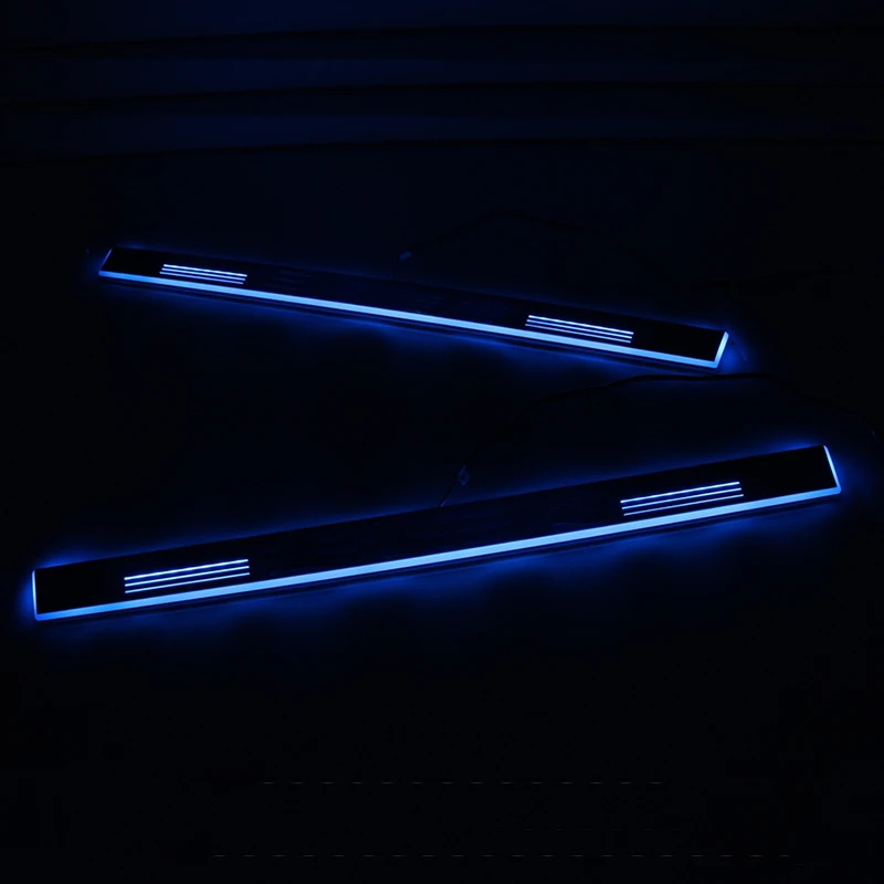 CARPTAH Trim Pedal Car Exterior Parts LED Door Sill Scuff Plate Pathway ...