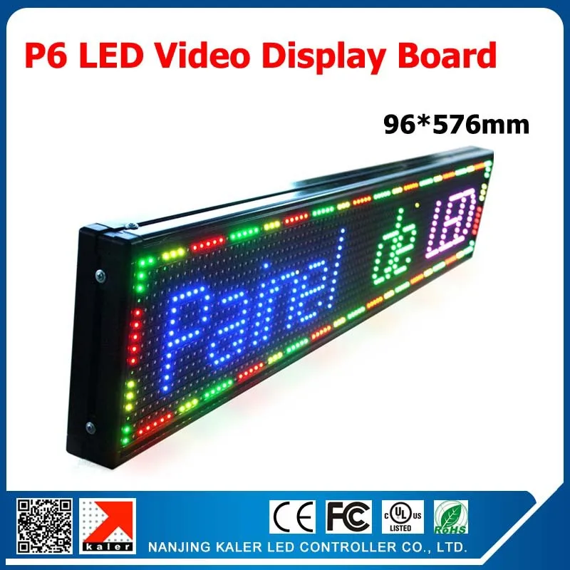 TEEHO Indoor SMD Full Color P6 LED Display Panel Programmable LED ...