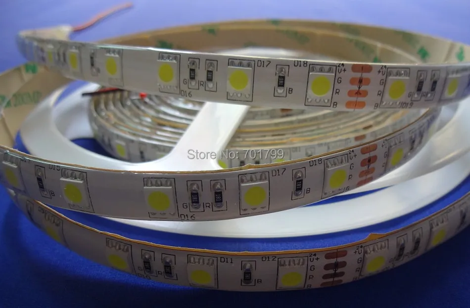 Dc24v led strip 5050 smd luz flexível 60led/m,5m 300led, branco, quente, azul, verde, vermelho ...