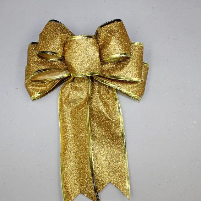 Shiny Satin Bows And Ornaments