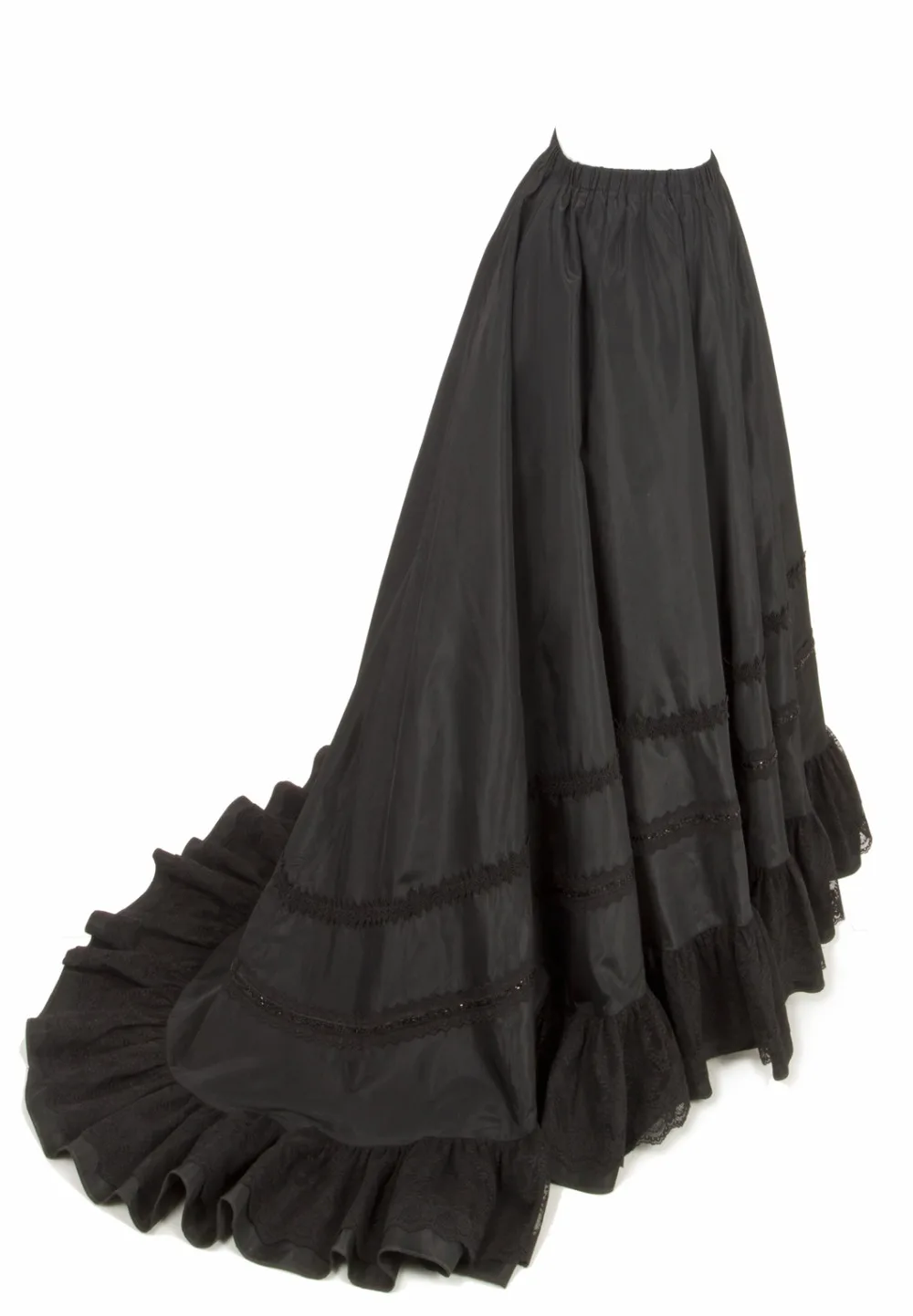 Alysse Victorian Skirt Victorian French Pleated Gathered Bustle Skirts ...