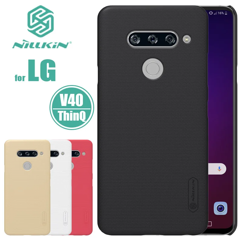 For Lg V40 Thinq Case Nillkin Super Frosted Shield Ultra Thin Hard Pc ...