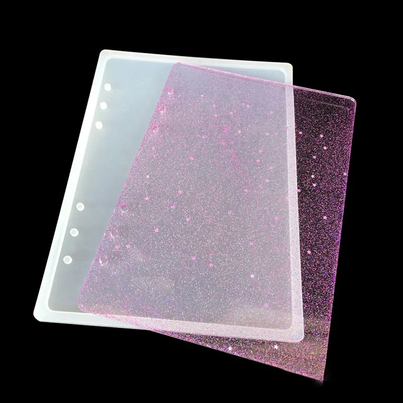 Epoxy Clear A5 Notebook Cover Silicone Resin Liquid Mold Casting Beads ...