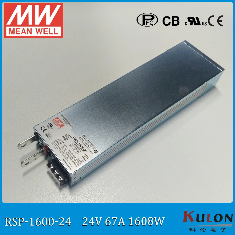 Original MEAN WELL RSP 1600 24 1600W 67A 24V ac/dc meanwell Power ...
