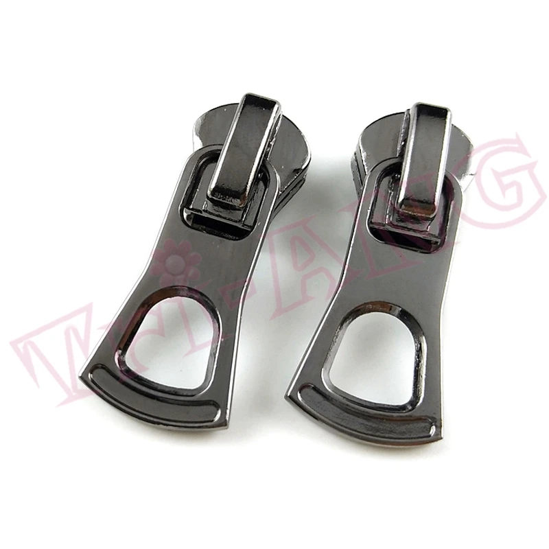 20pcs/lot, Simple Style Gun Black 8# Zipper Sliders For Metal Zippers ...