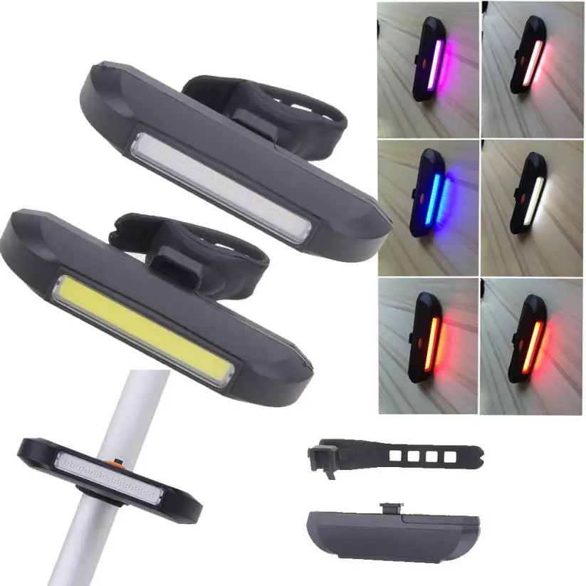 Cycling Bicycle Super Bright Three Colors Turn Light Rear Tail Light ...