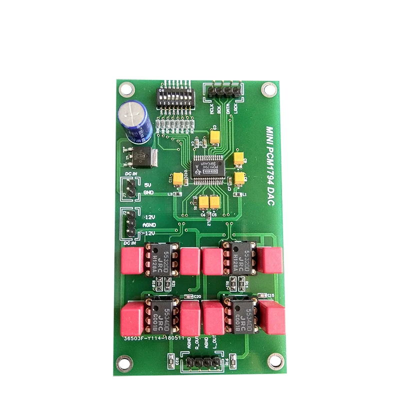 PCM1794 DAC аудио декодер Поддержка PCM 24 бит 192 кГц купить в OCHA.RU