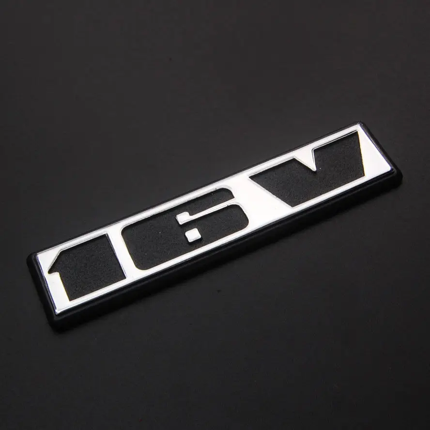 1pcs Car sticker ABS 16V Badge Emblem Decal For volkswagen Bora Rabbit ...