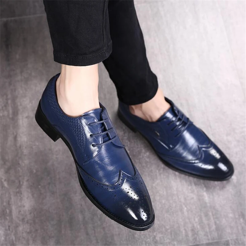 Модная мужская обувь в деловом стиле; Новинка года; классические ...
