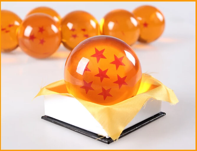Dragon Ball Z 1set 4 CM DragonBall 7 Stars Crystal Ball Set of 7 pcs ...