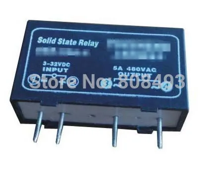 pcb ssr slim 5A pcb solid state relay input 3 32VDC output 90 480VAC ...