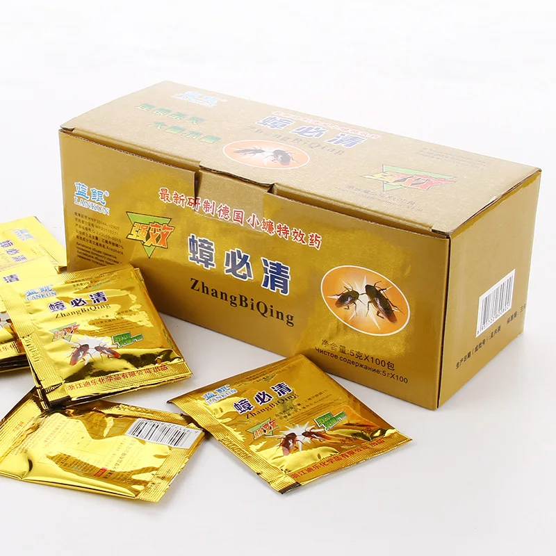 100pcs/lot 2017 Powerful Effective Cockroach Killing Bait Cockroach ...