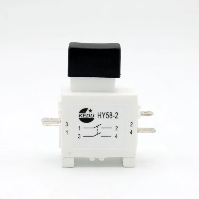 KEDU HY58-2 4 Pins Trigger Switch On Off Push Button Switches with ...