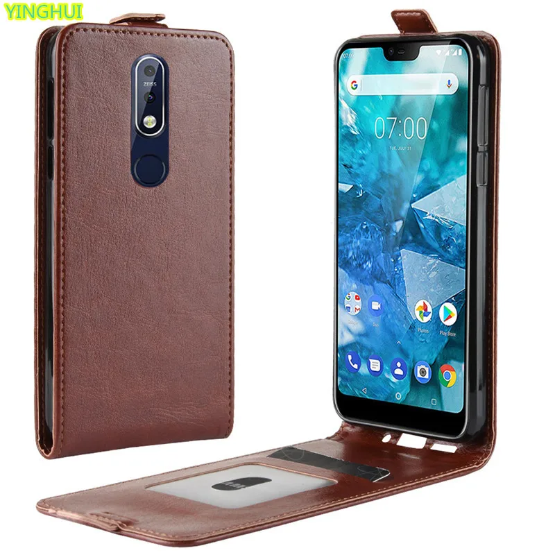 phone-bags-For-Nokia-7-1-Case-5-84-inch-Cover-Luxury-Leather-Vertical ...