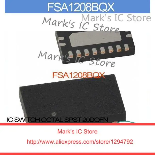 FSA1208BQX IC SWITCH OCTAL SPST 20DQFN FSA1208B 1208 FSA120 1208B FSA12 1208BQ|spst mini toggle ...