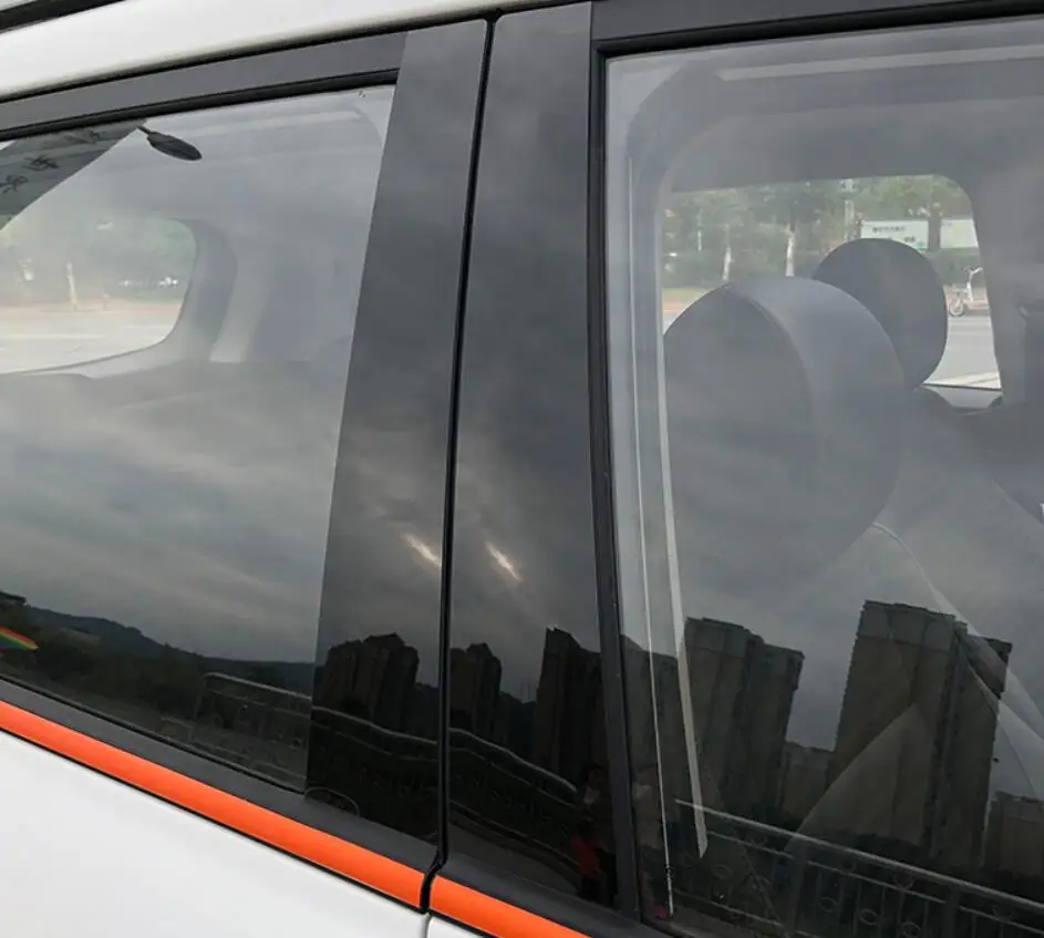 Brightly PC Window Middle Pillar Decorated Cover Plate Car styling For ...