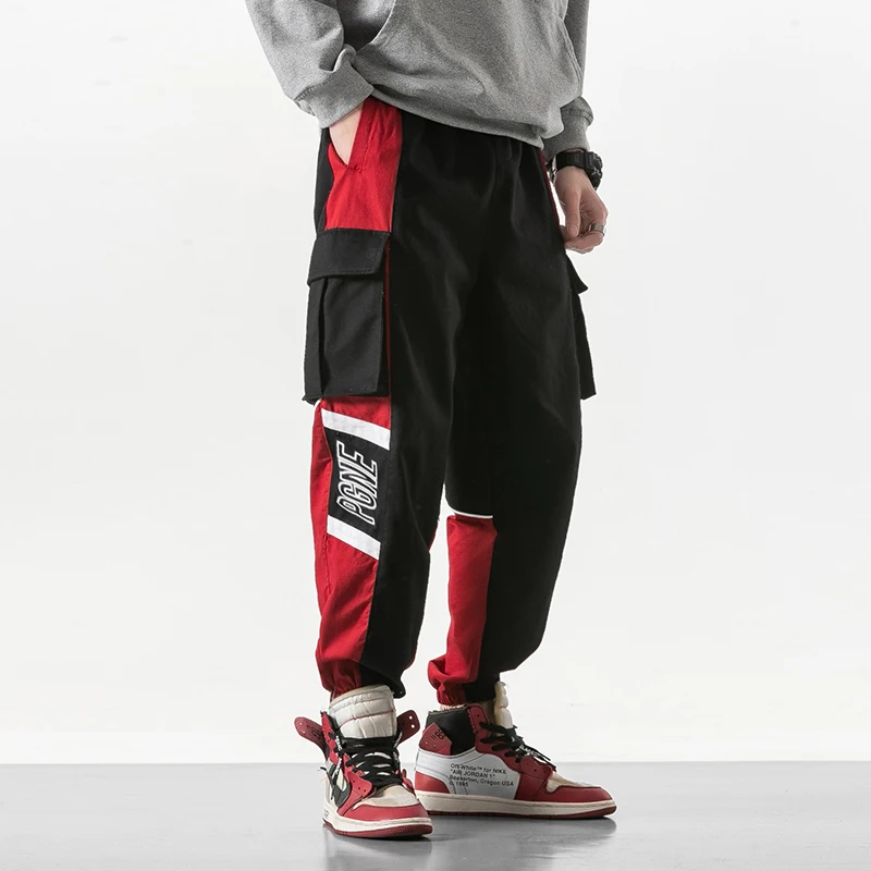 Male Streetwear Hip Hop Harem Trouseres Joggers Sweatpants Men Loose