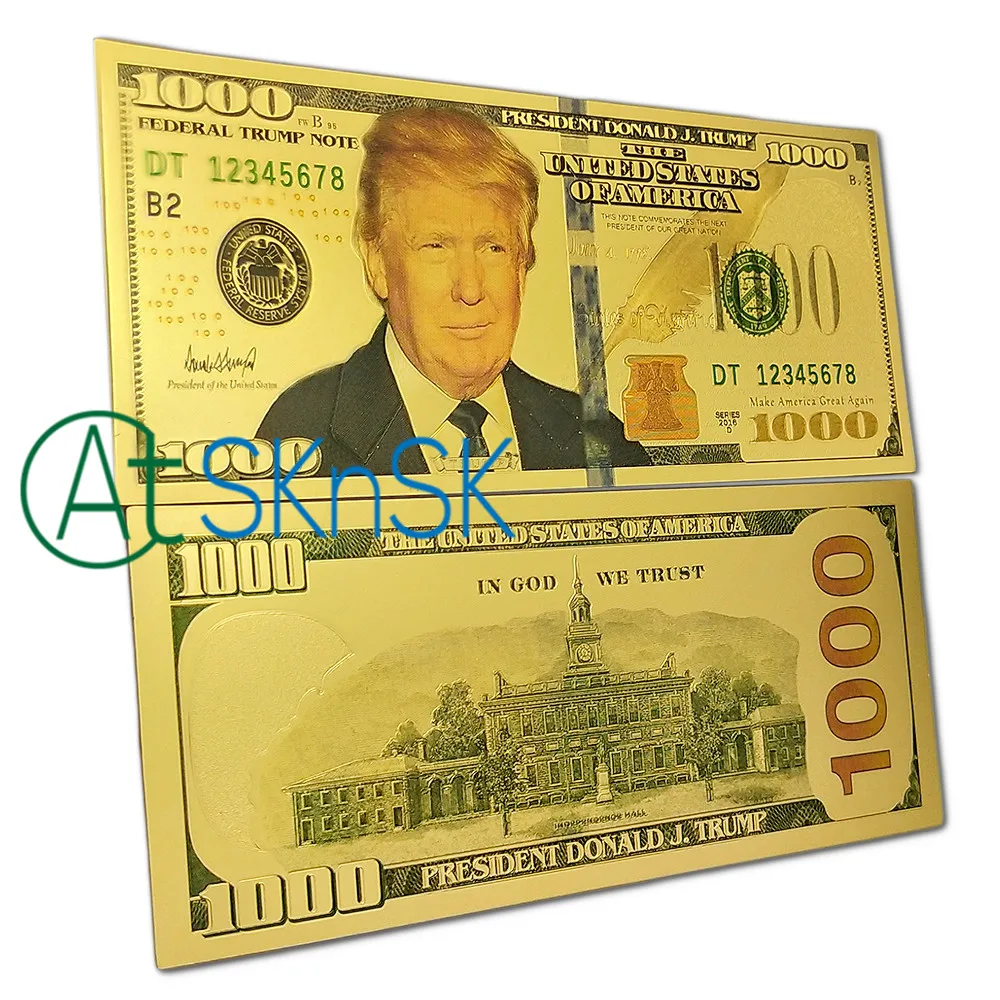 1pc's Melania Trump $500 Money Banknote, Mike Pence $50 Banknote, $100 ...