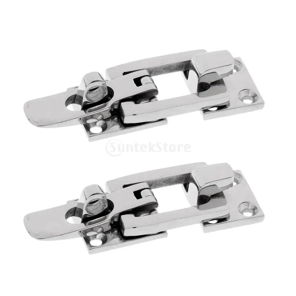2 Pieces Marine Grade 316 Stainless Steel Boat Door Locker Hatch Anti ...