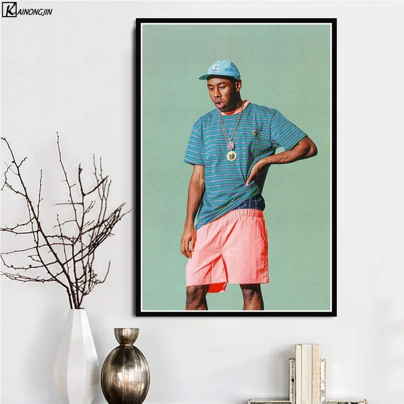Tyler The Creator Poster Hip Hop Rapper Singer Star Posters and Prints ...