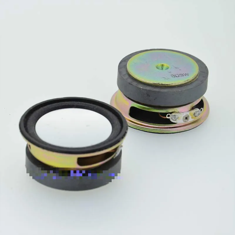 2pcs 2 inch 8 Ohm 3W Full range speakersaluminum cone louderspeaker ...