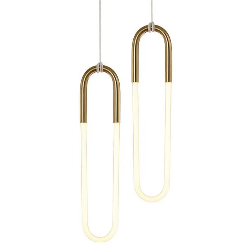 Post-modern Rudi Loop U Shape Led Pendant Light For Dining Room Foyer ...