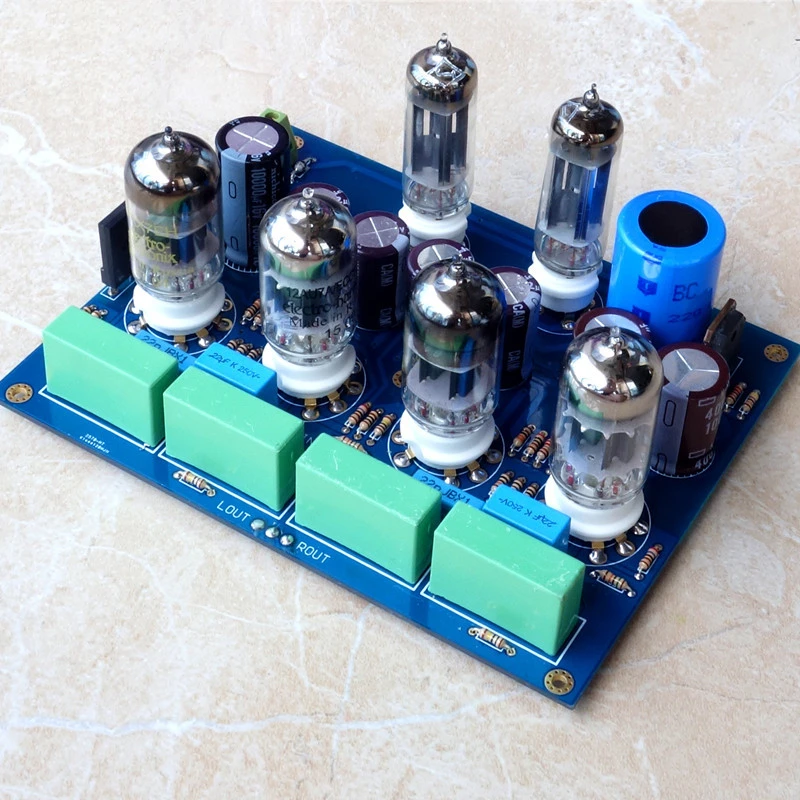 NEW 12AU7/12AX7+6Z4 Tube preamplifier Reference Marantz 7 Circuit ...