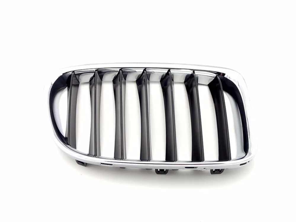 1Pcs Half Chrome Front Upper Kidney Grill Grille Right Passenger Side ...