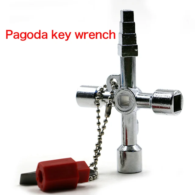 Multi Model 10 In 1 Universal Cross Key Plumber Keys Triangle For Gas ...