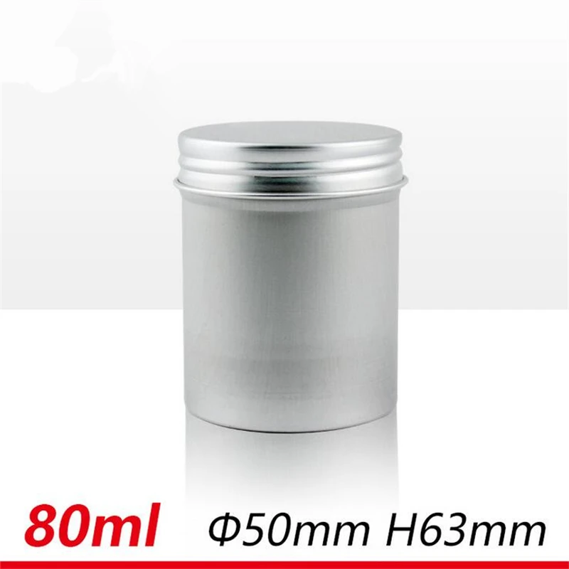 80ml 80g Space Case Cylinder Storage Case Aluminum Pill Tablet Case Box ...