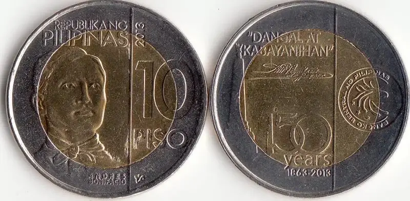 Aliexpress.com : Buy Philippines 10 Piso Coin 2013 Edition Asia 100% ...