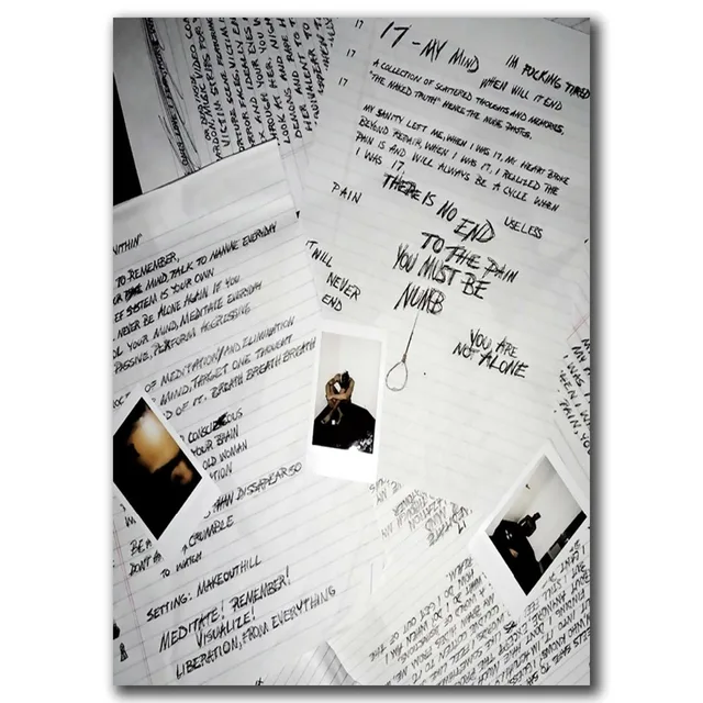 Fx081 Hot Xxxtentacion Rip 2018 Hip Hop Rapper Music 17 Album Cover Poster Art Silk Light