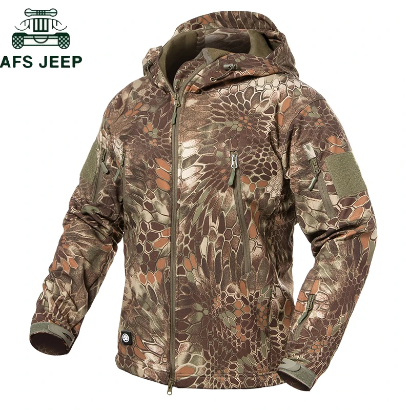 Buy Soft Shell Military Tactical Jacket Men Waterproof