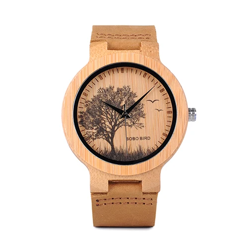Wooden Lifelike Print Dial Face Watches | Muduh Collection